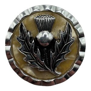 Jewelry | Vintage German Kilt Pins Thistle Gold Sunburst Brooches Pair ...